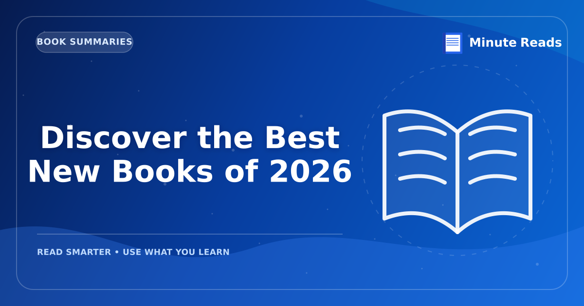 Discover the Best New Books of 2026 — MinuteReads blog thumbnail