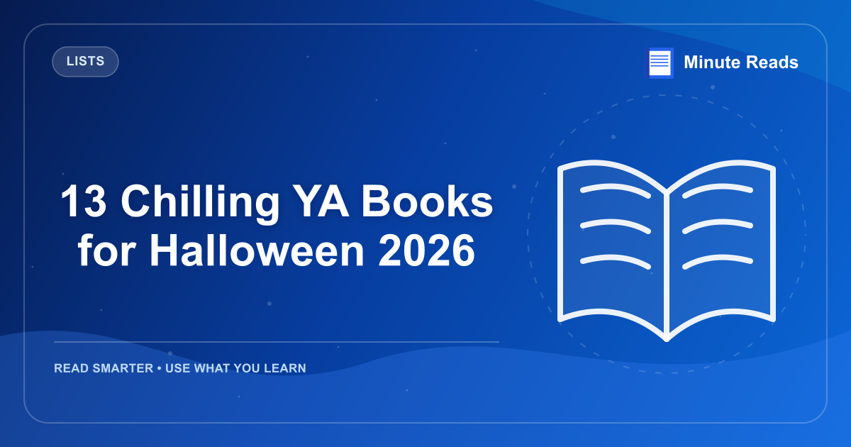 13 Chilling YA Books for Halloween 2026 — MinuteReads blog thumbnail