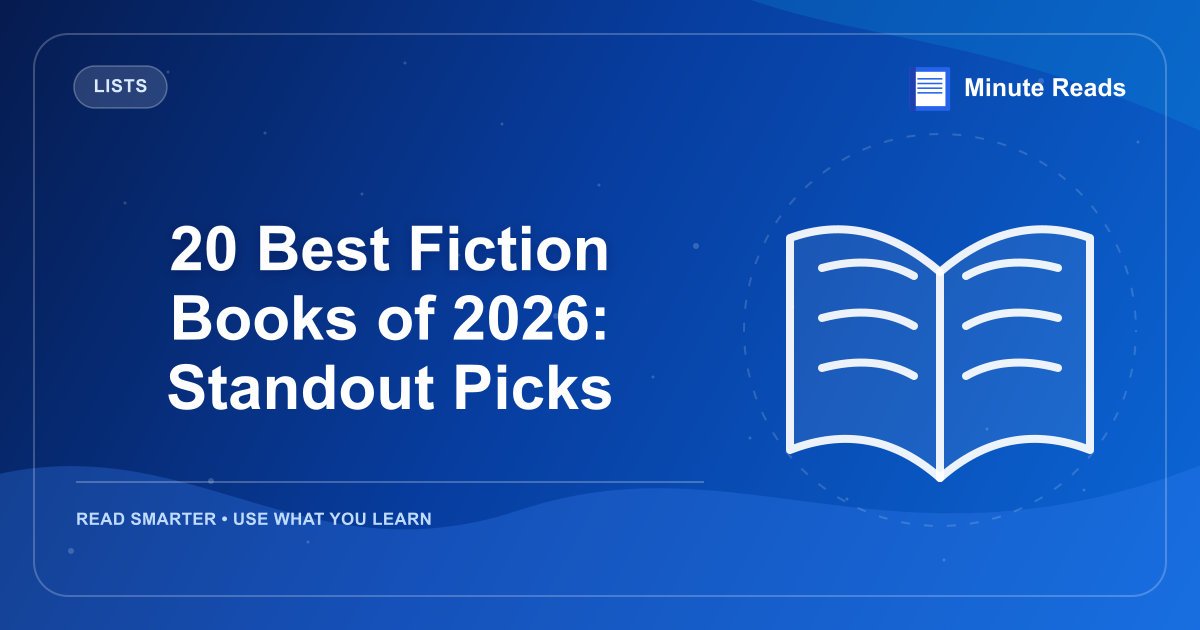20 Best Fiction Books of 2026: Standout Picks — MinuteReads blog thumbnail