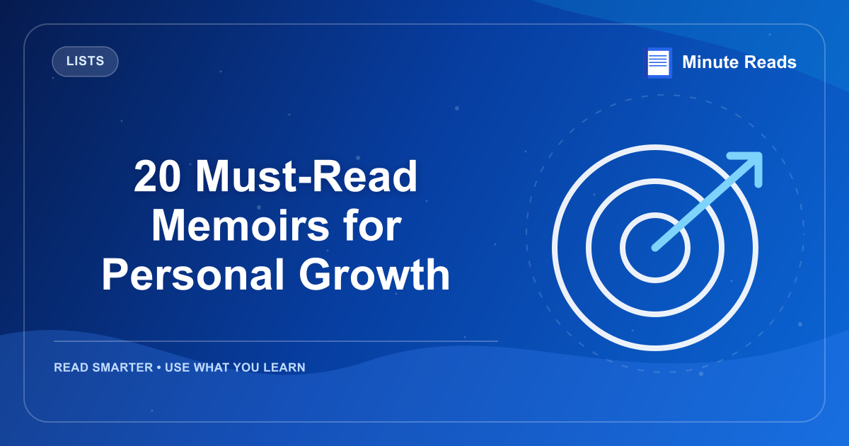 20 Must-Read Memoirs for Personal Growth — MinuteReads blog thumbnail