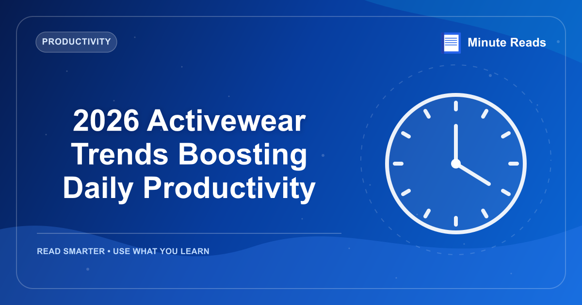 2026 Activewear Trends Boosting Daily Productivity — MinuteReads blog thumbnail