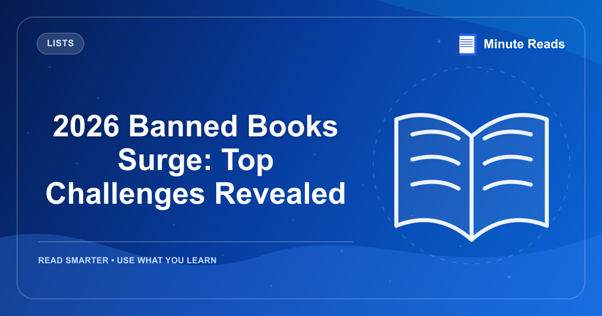 2026 Banned Books Surge: Top Challenges Revealed — MinuteReads blog thumbnail