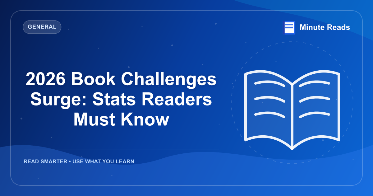 2026 Book Challenges Surge: Stats Readers Must Know — MinuteReads blog thumbnail
