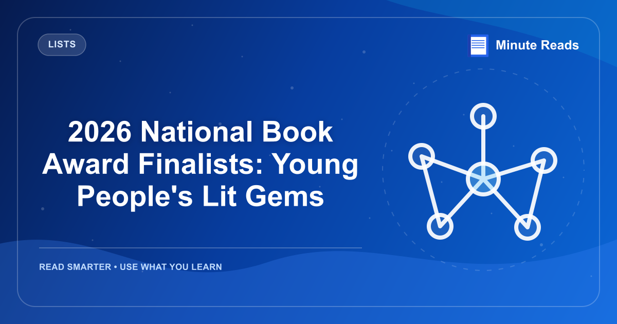 2026 National Book Award Finalists: Young People's Lit Gems — MinuteReads blog thumbnail