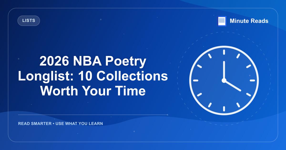 2026 NBA Poetry Longlist: 10 Collections Worth Your Time — MinuteReads blog thumbnail