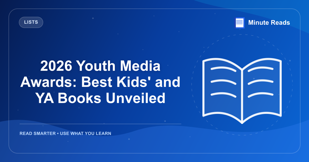 2026 Youth Media Awards: Best Kids' and YA Books Unveiled — MinuteReads blog thumbnail