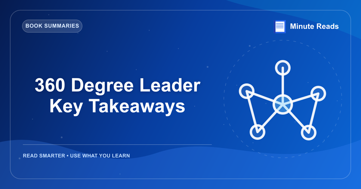360 Degree Leader Key Takeaways — MinuteReads blog thumbnail