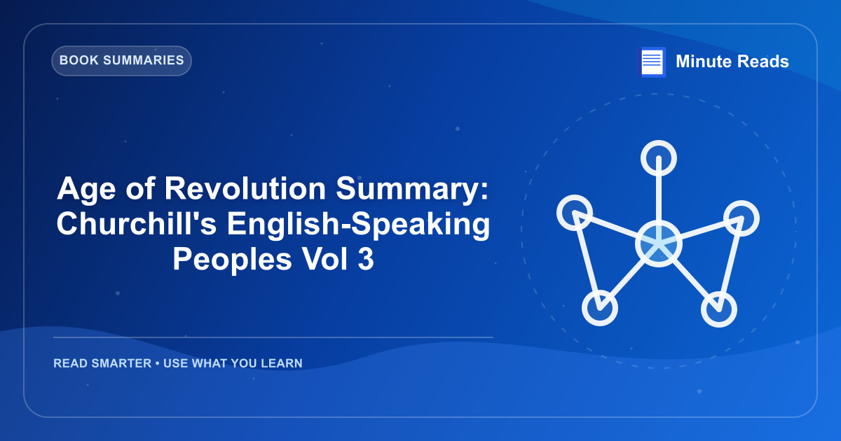 Age of Revolution Summary: Churchill's English-Speaking Peoples Vol 3 — MinuteReads blog thumbnail