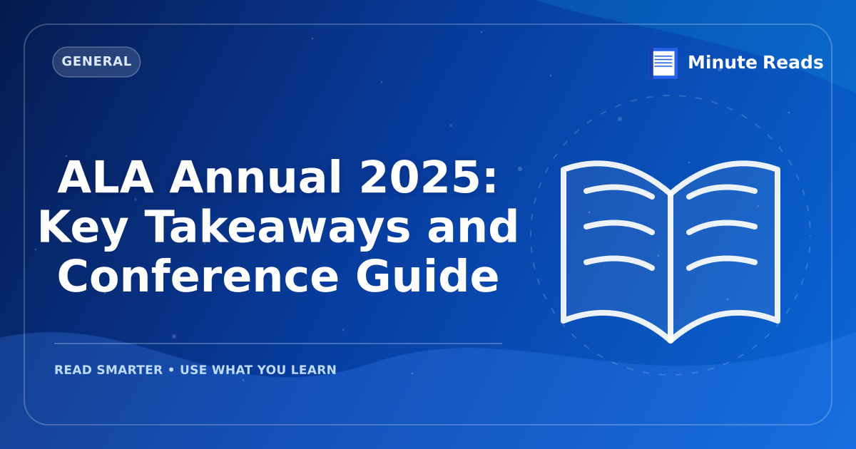 ALA Annual 2027: What Librarians Need to Know — MinuteReads blog thumbnail