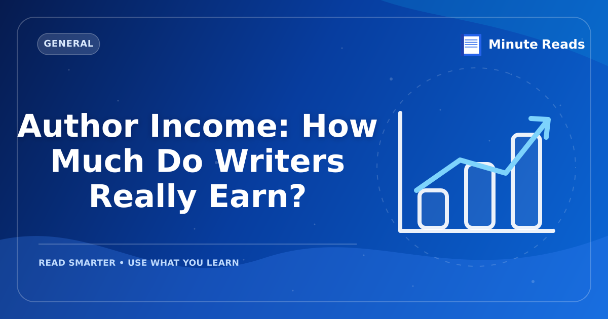 Author Income: How Much Do Writers Really Earn? — MinuteReads blog thumbnail