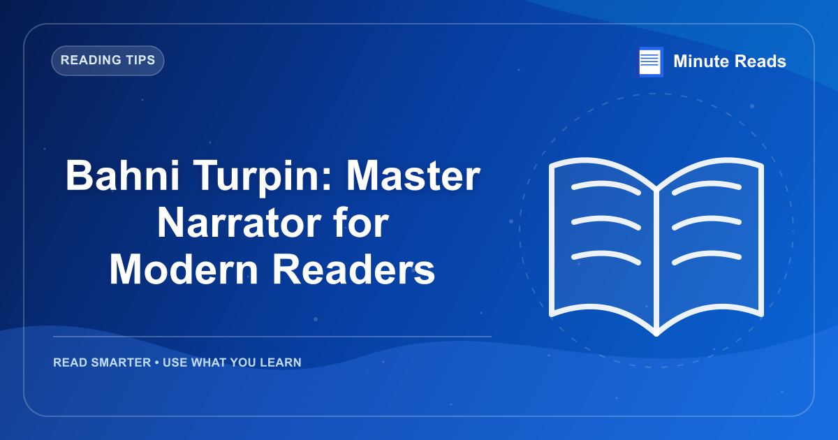Bahni Turpin: Master Narrator for Modern Readers — MinuteReads blog thumbnail