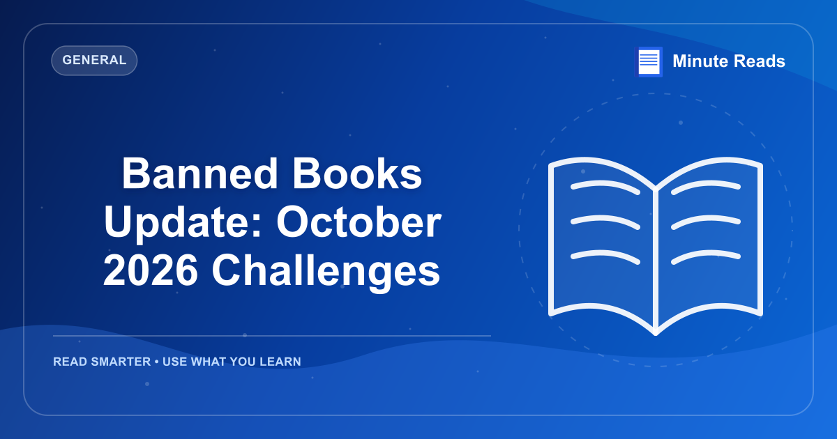 Banned Books Update: October 2026 Challenges — MinuteReads blog thumbnail