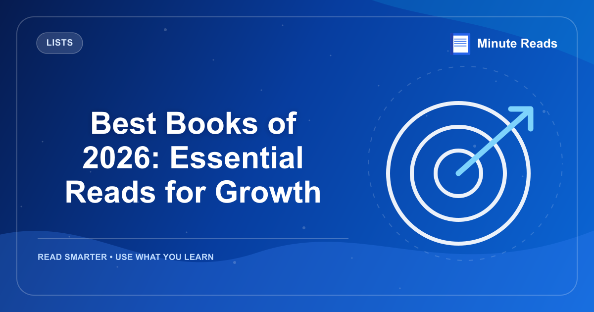 Best Books of 2026: Essential Reads for Growth — MinuteReads blog thumbnail