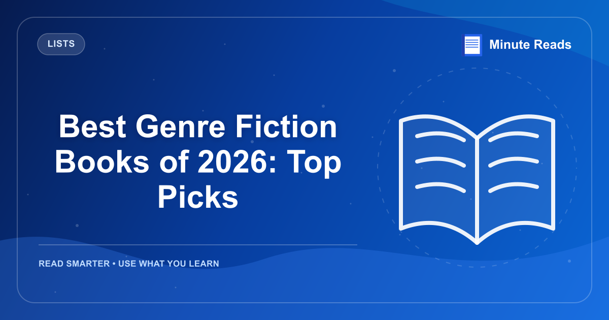 Best Genre Fiction Books of 2026: Top Picks — MinuteReads blog thumbnail
