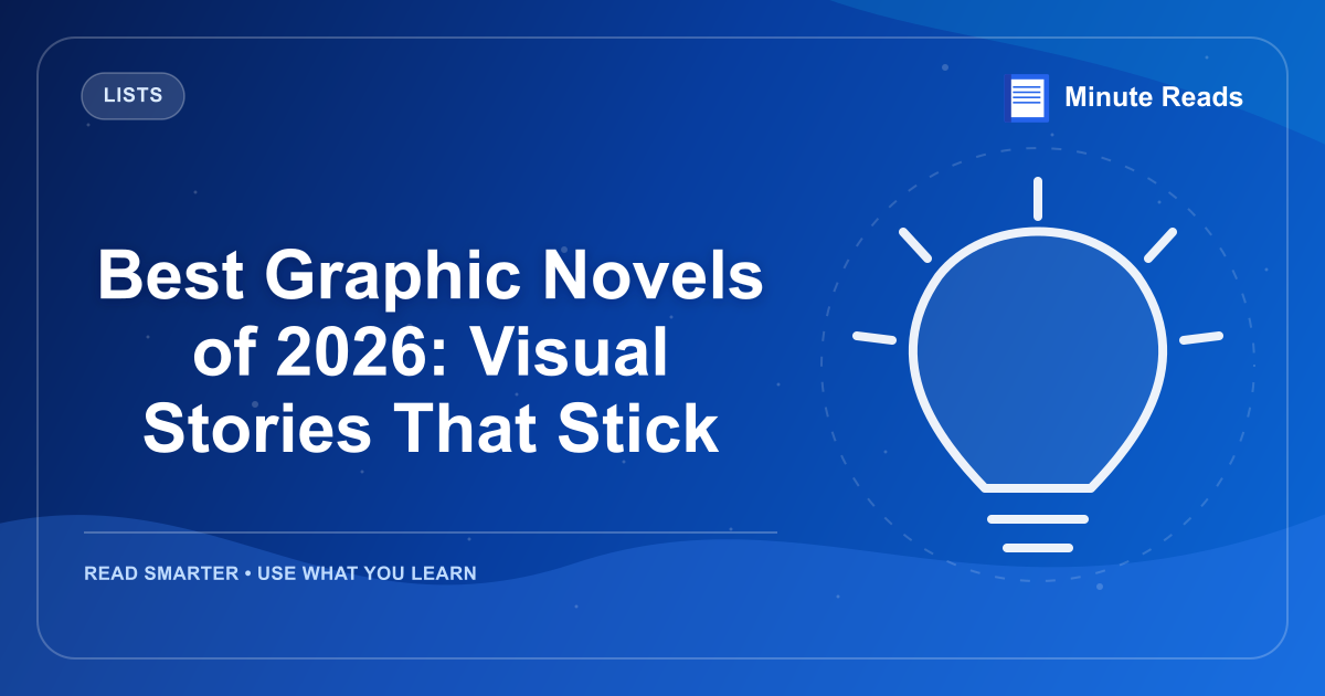 Best Graphic Novels of 2026: Visual Stories That Stick — MinuteReads blog thumbnail