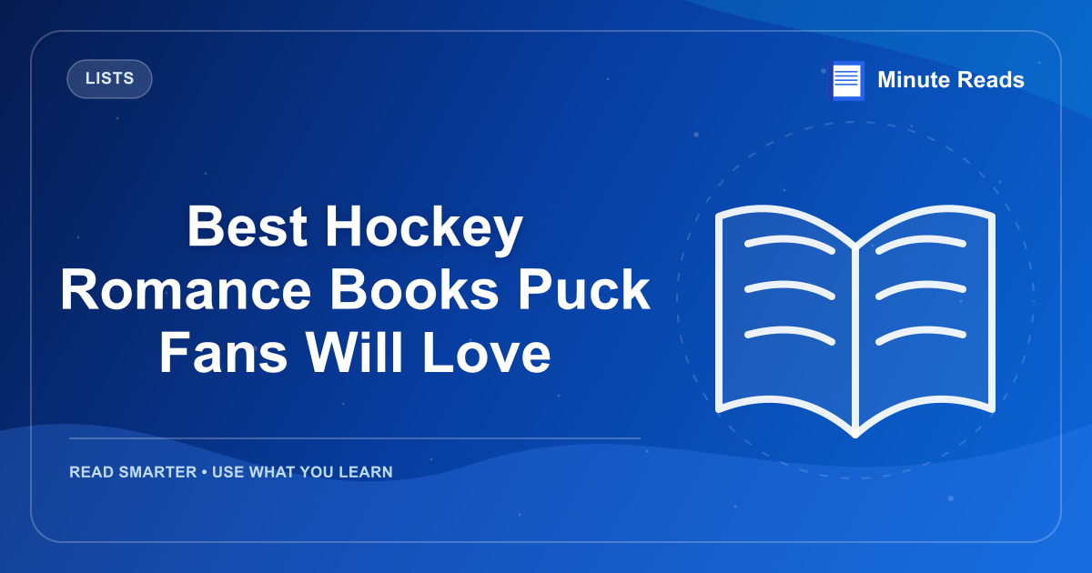 Best Hockey Romance Books Puck Fans Will Love — MinuteReads blog thumbnail