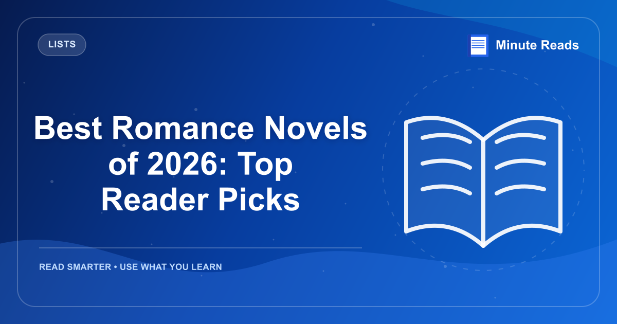 Best Romance Novels of 2026: Top Reader Picks — MinuteReads blog thumbnail
