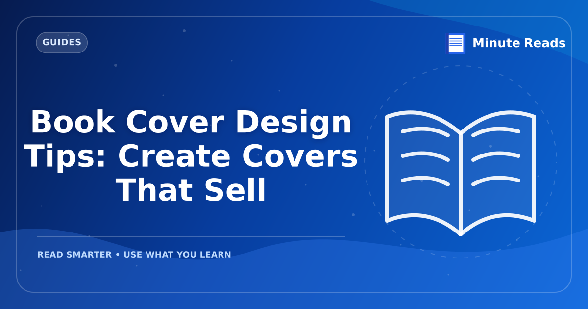 Book Cover Design Tips: Create Covers That Sell — MinuteReads blog thumbnail