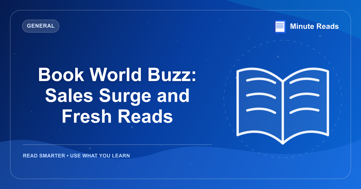 Book World Buzz: Sales Surge and Fresh Reads — MinuteReads blog thumbnail
