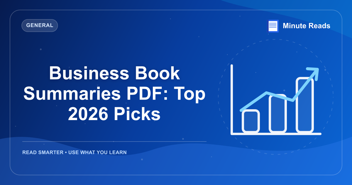 Business Book Summaries PDF: Top 2026 Picks — MinuteReads blog thumbnail