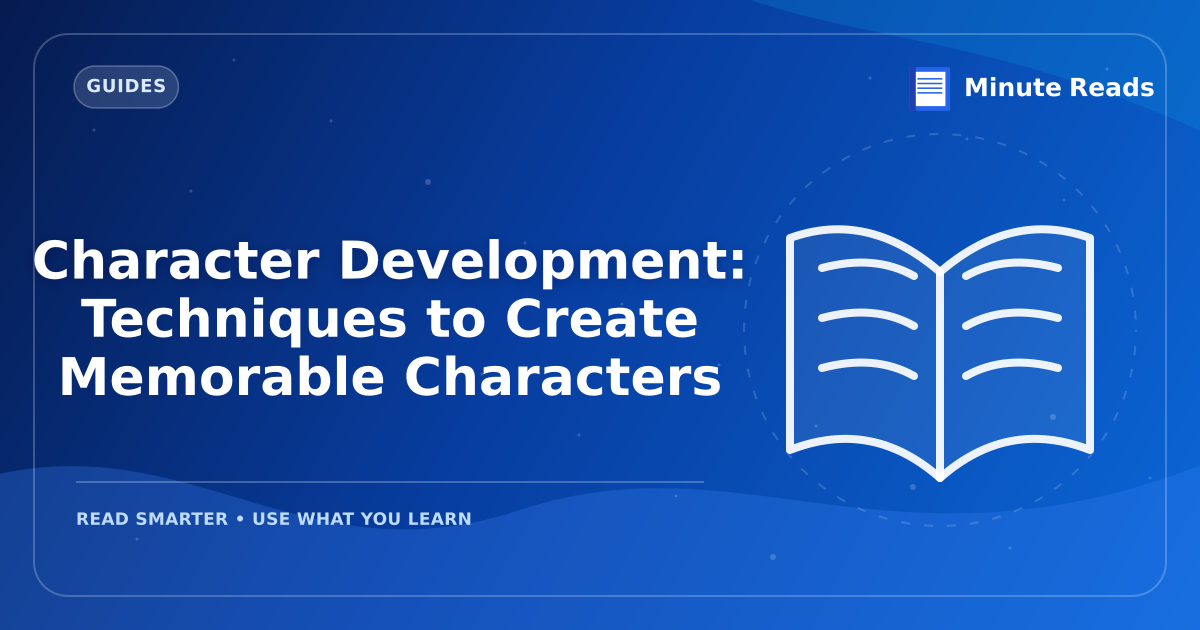 Character Development: Techniques to Create Memorable Characters — MinuteReads blog thumbnail