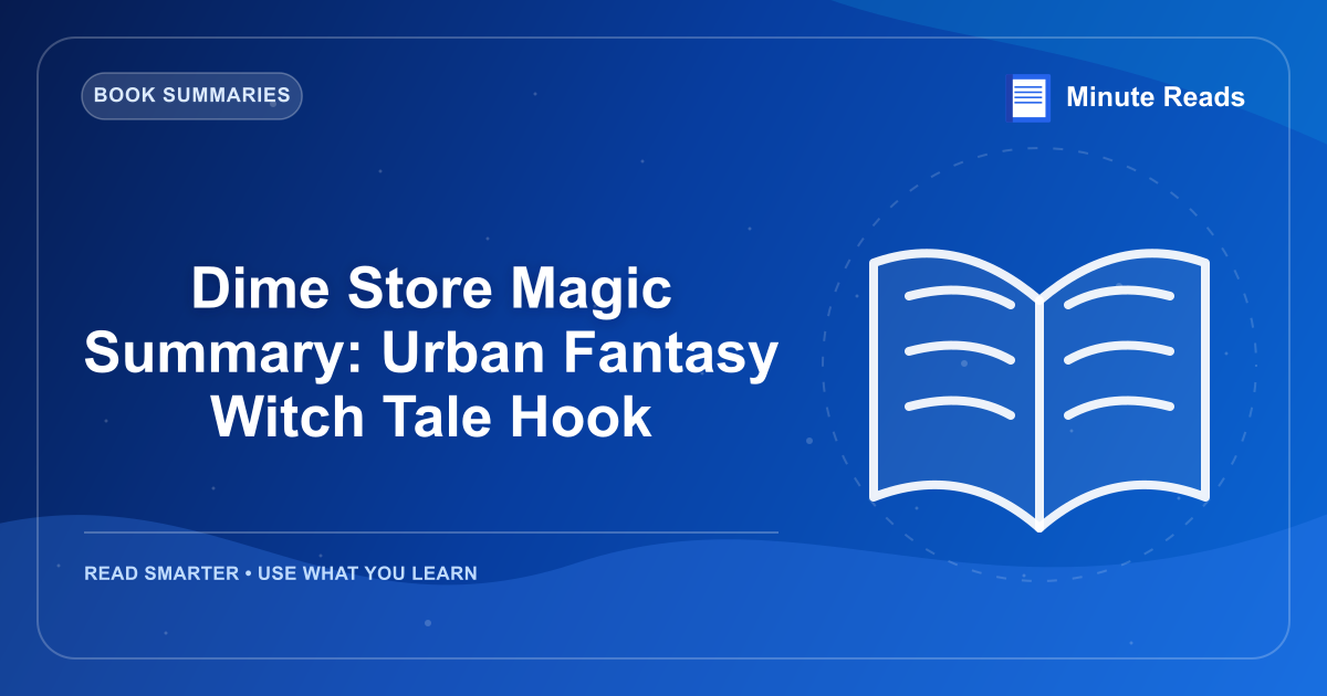 Dime Store Magic Summary: Urban Fantasy Witch Tale Hook — MinuteReads blog thumbnail