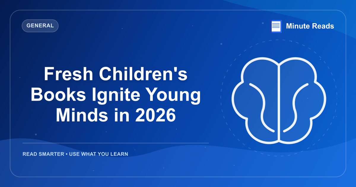 Fresh Children's Books Ignite Young Minds in 2026 — MinuteReads blog thumbnail