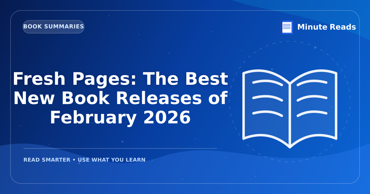 Fresh Pages: The Best New Book Releases of February 2027 — MinuteReads blog thumbnail