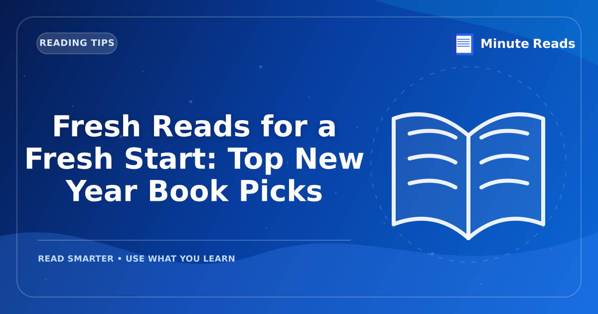 Fresh Reads for a Fresh Start: Top New Year Book Picks — MinuteReads blog thumbnail