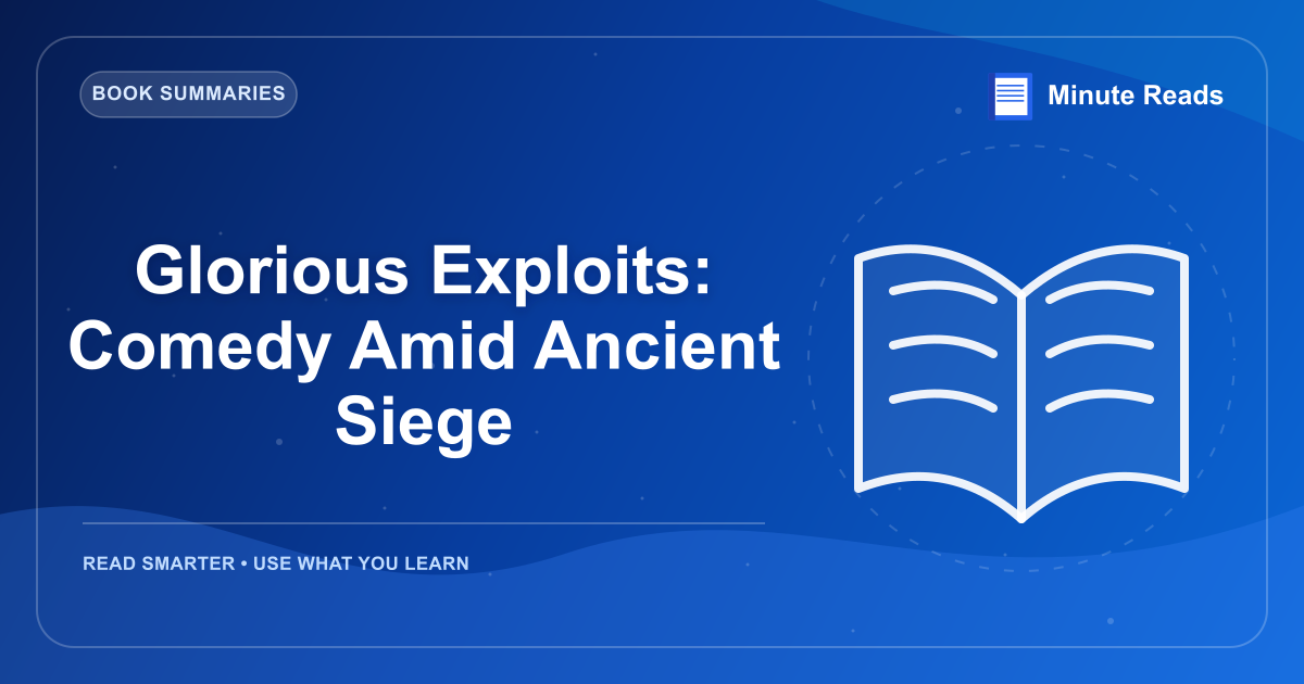 Glorious Exploits: Comedy Amid Ancient Siege — MinuteReads blog thumbnail
