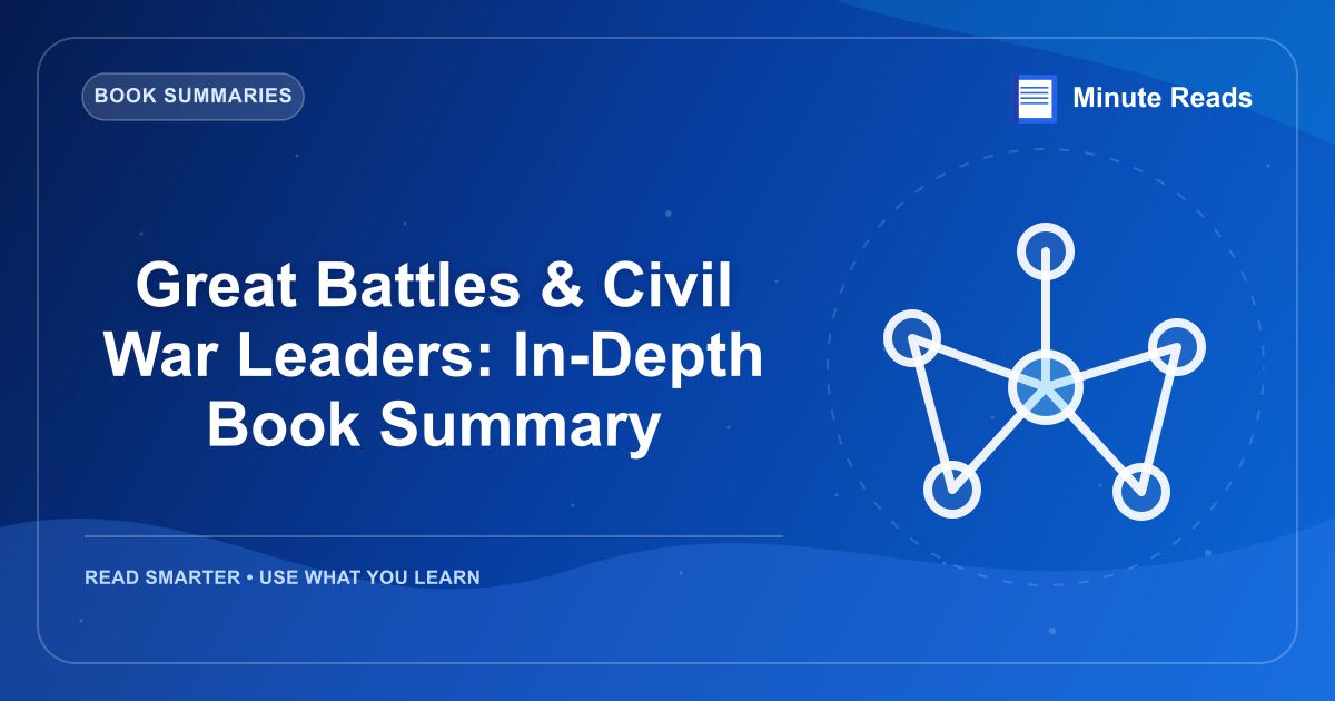 Great Battles & Civil War Leaders: In-Depth Book Summary — MinuteReads blog thumbnail