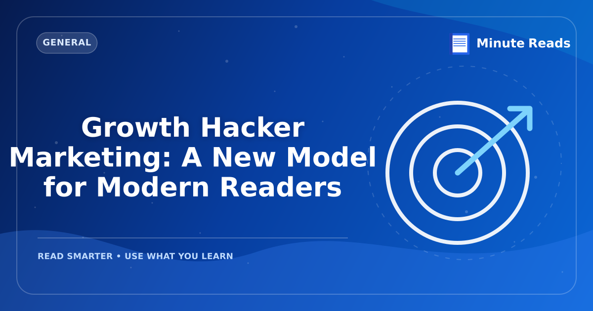 Growth Hacker Marketing: A New Model for Modern Readers — MinuteReads blog thumbnail