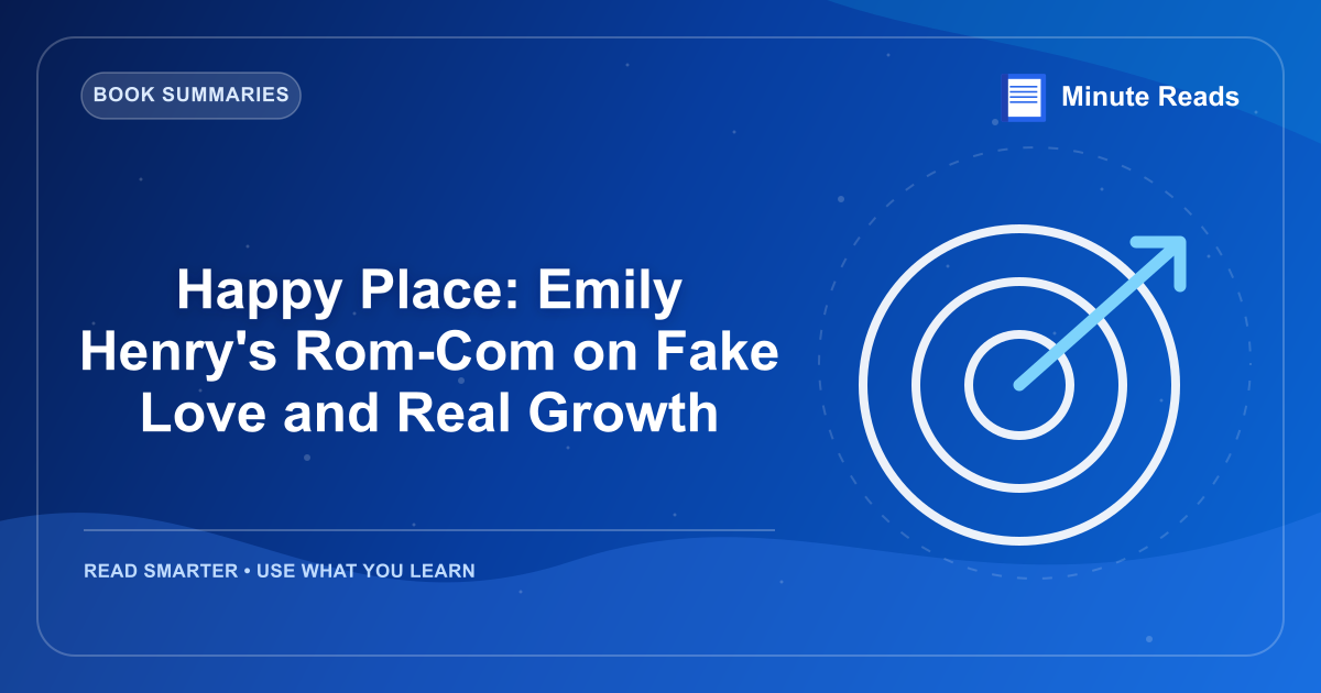 Happy Place: Emily Henry's Rom-Com on Fake Love and Real Growth — MinuteReads blog thumbnail