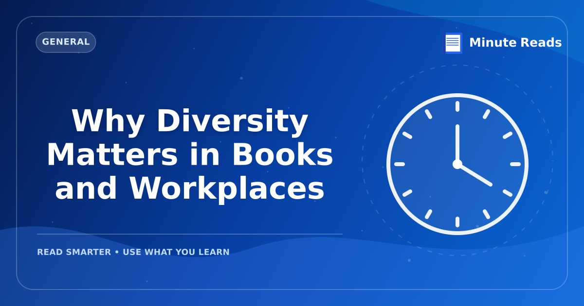 Diversity in Books: What It Means and Why It Matters — MinuteReads blog thumbnail