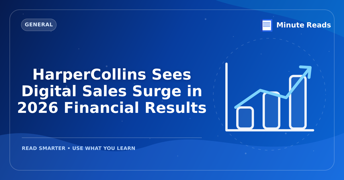 HarperCollins Sees Digital Sales Surge in 2026 Financial Results — MinuteReads blog thumbnail