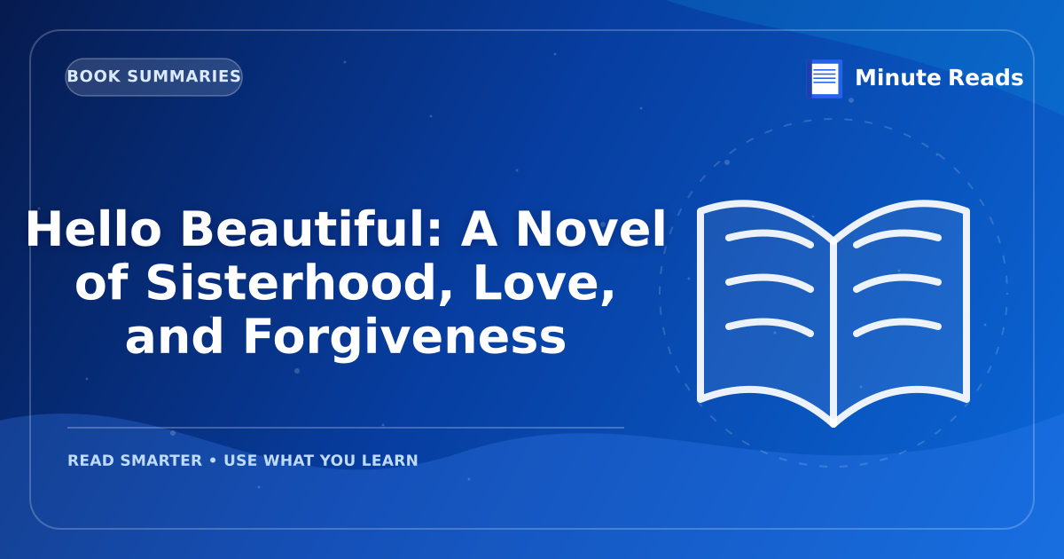 Hello Beautiful: A Novel of Sisterhood, Love, and Forgiveness — MinuteReads blog thumbnail