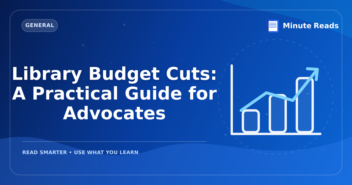 Library Budget Cuts: A Practical Guide for Advocates — MinuteReads blog thumbnail