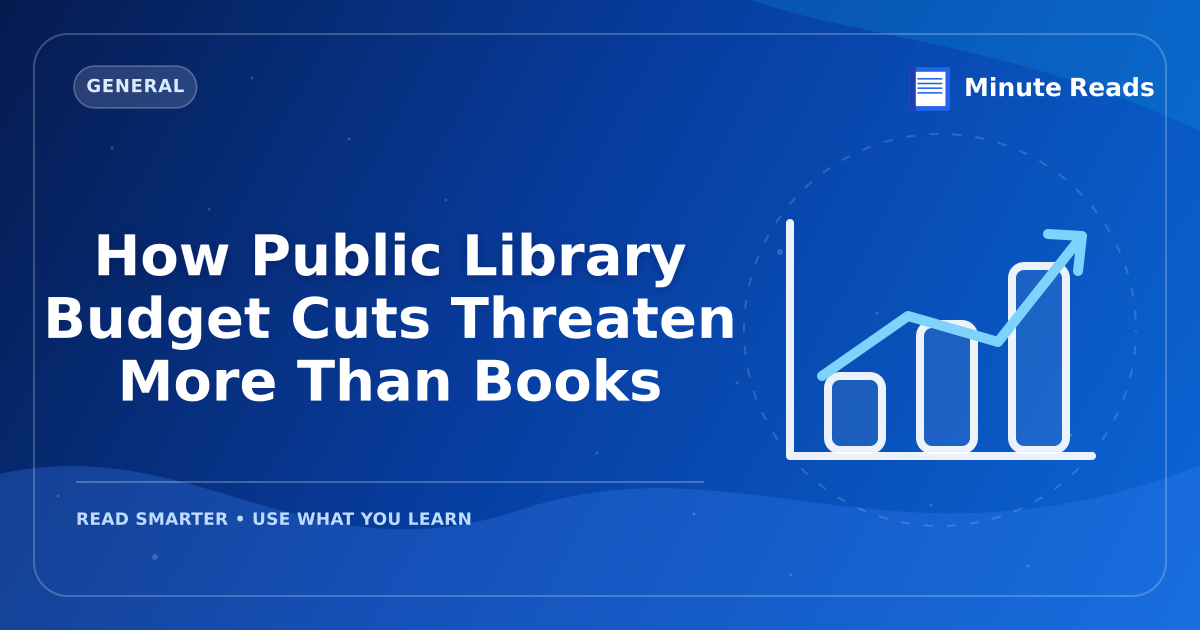 How Public Library Budget Cuts Threaten More Than Books — MinuteReads blog thumbnail