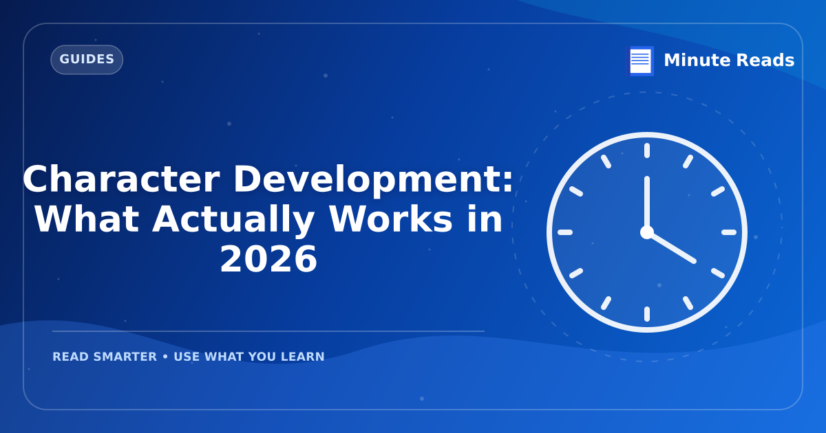 Character Development: 7 Ways to Grow Stronger — MinuteReads blog thumbnail