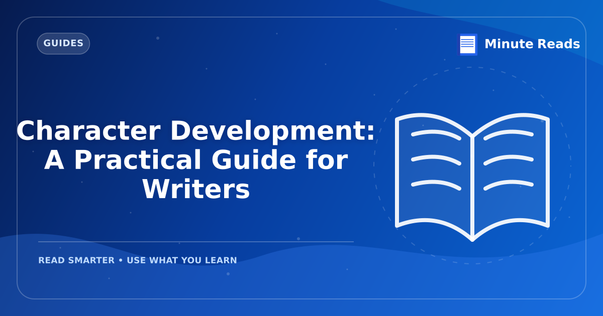 Character Development: A Practical Guide for Writers — MinuteReads blog thumbnail