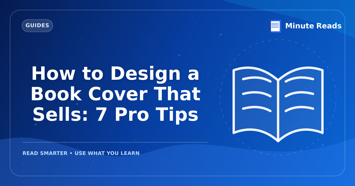 How to Design a Book Cover That Sells: 7 Pro Tips — MinuteReads blog thumbnail