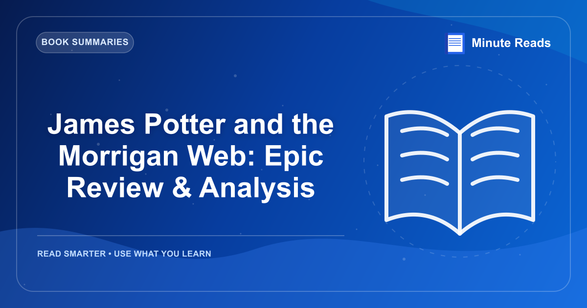 James Potter and the Morrigan Web: Epic Review & Analysis — MinuteReads blog thumbnail