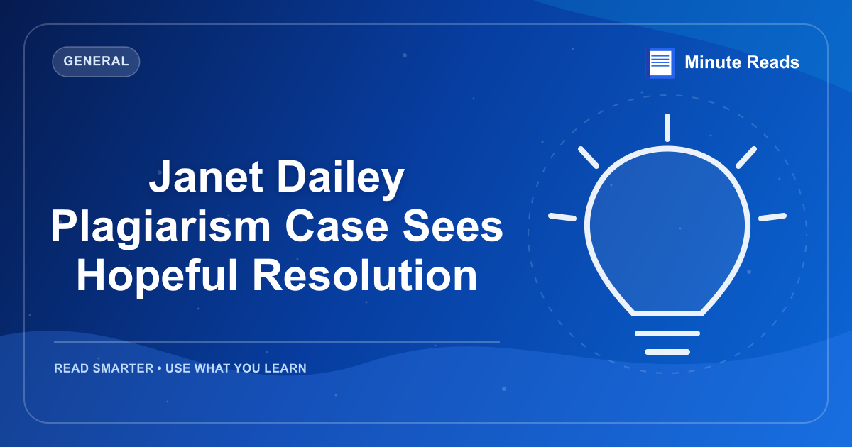 Janet Dailey Plagiarism Case Sees Hopeful Resolution — MinuteReads blog thumbnail