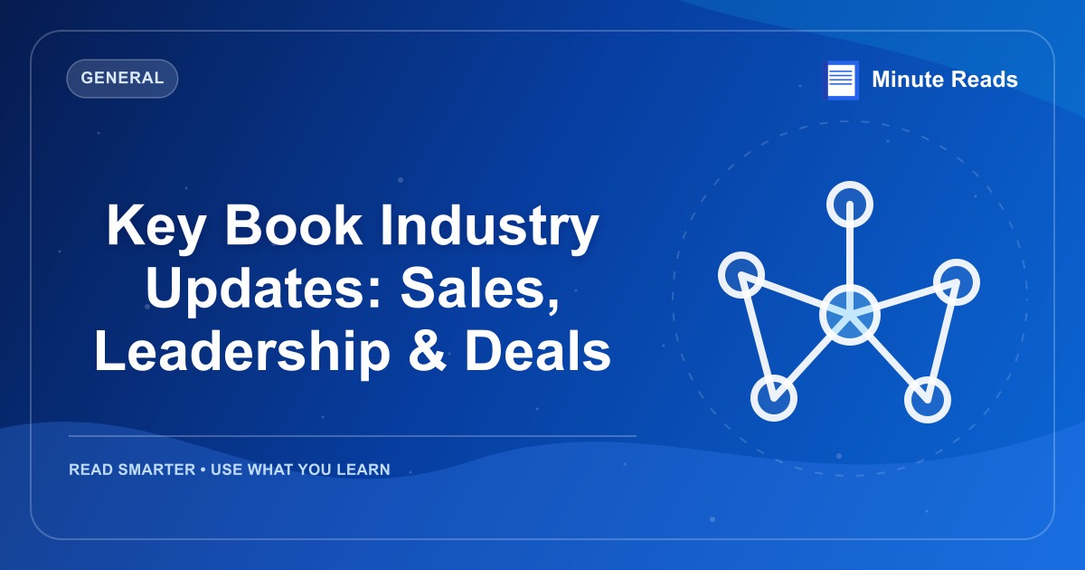 Key Book Industry Updates: Sales, Leadership & Deals — MinuteReads blog thumbnail