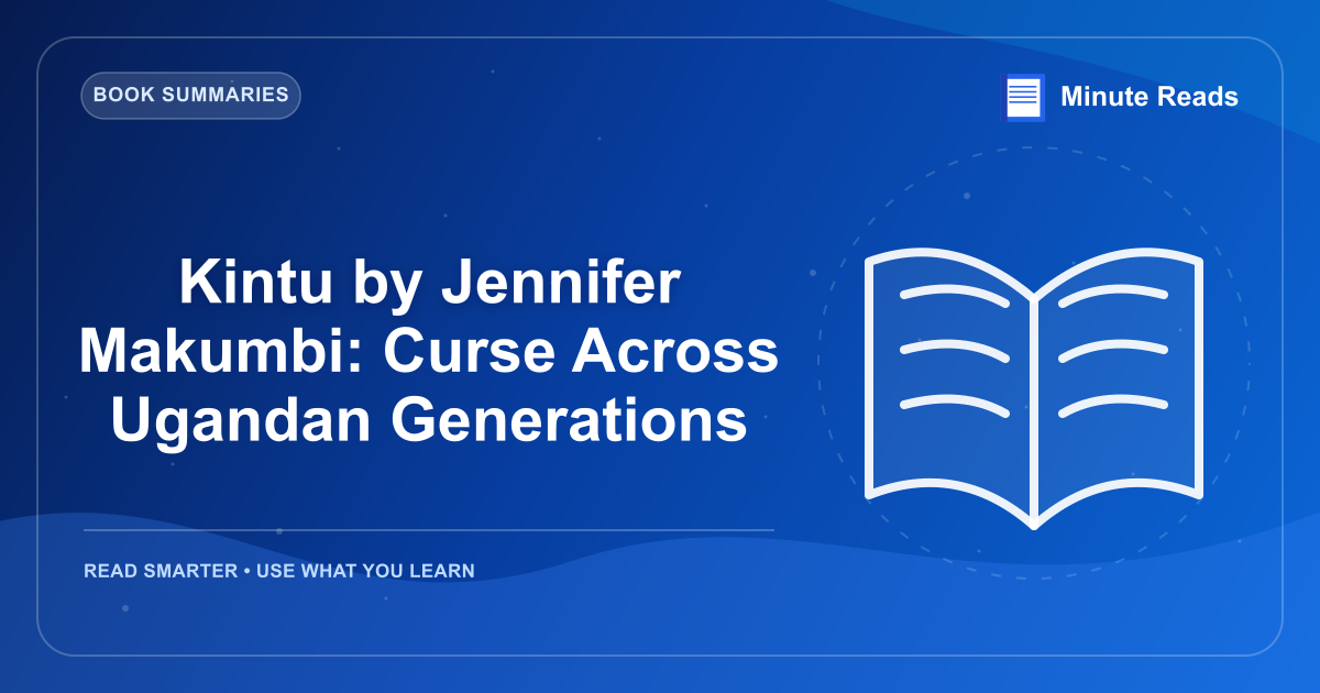 Kintu by Jennifer Makumbi: Curse Across Ugandan Generations — MinuteReads blog thumbnail
