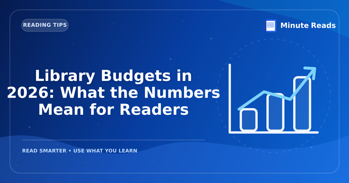 Library Budgets in 2026: What the Numbers Mean for Readers — MinuteReads blog thumbnail