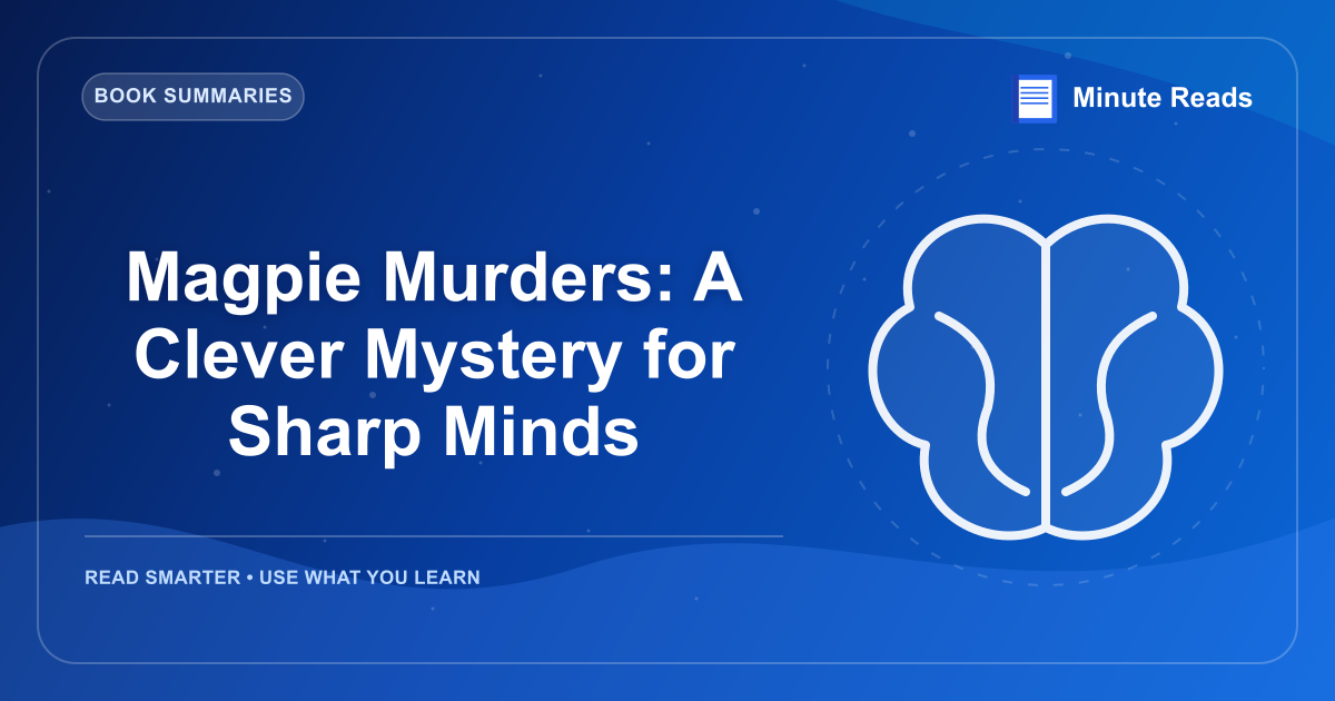 Magpie Murders: A Clever Mystery for Sharp Minds — MinuteReads blog thumbnail