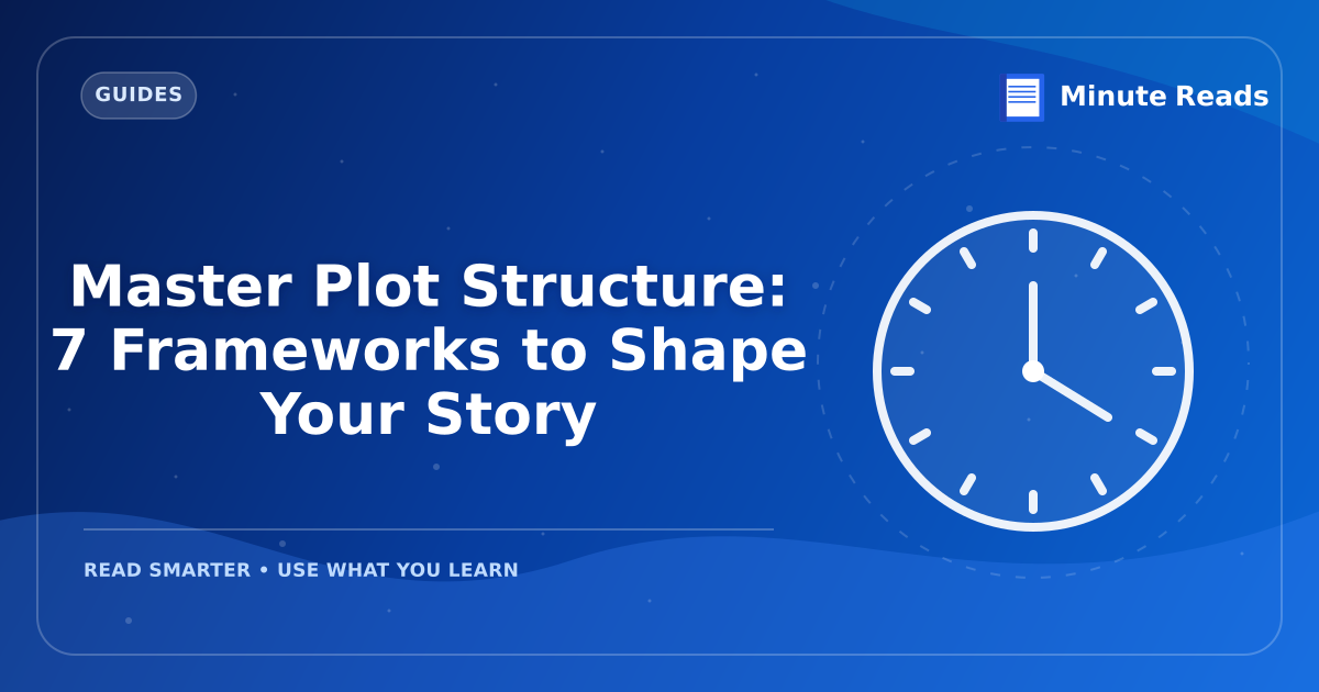 Master Plot Structure: 7 Frameworks to Shape Your Story — MinuteReads blog thumbnail