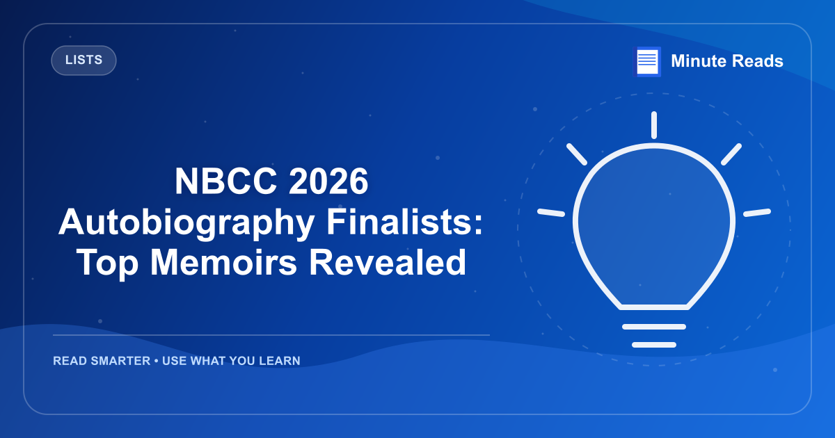 NBCC 2026 Autobiography Finalists: Top Memoirs Revealed — MinuteReads blog thumbnail
