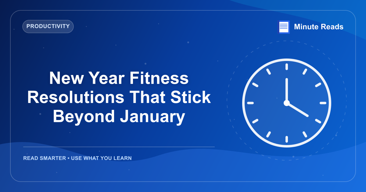 New Year Fitness Resolutions That Stick Beyond January — MinuteReads blog thumbnail